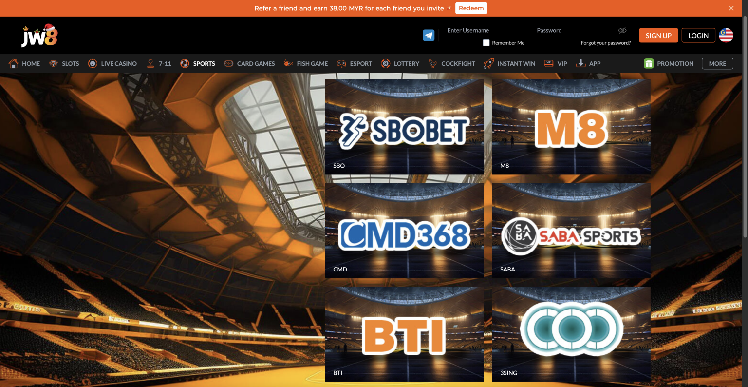 JW8 | Malaysia's Top Choice for Online Betting & Casino 2025